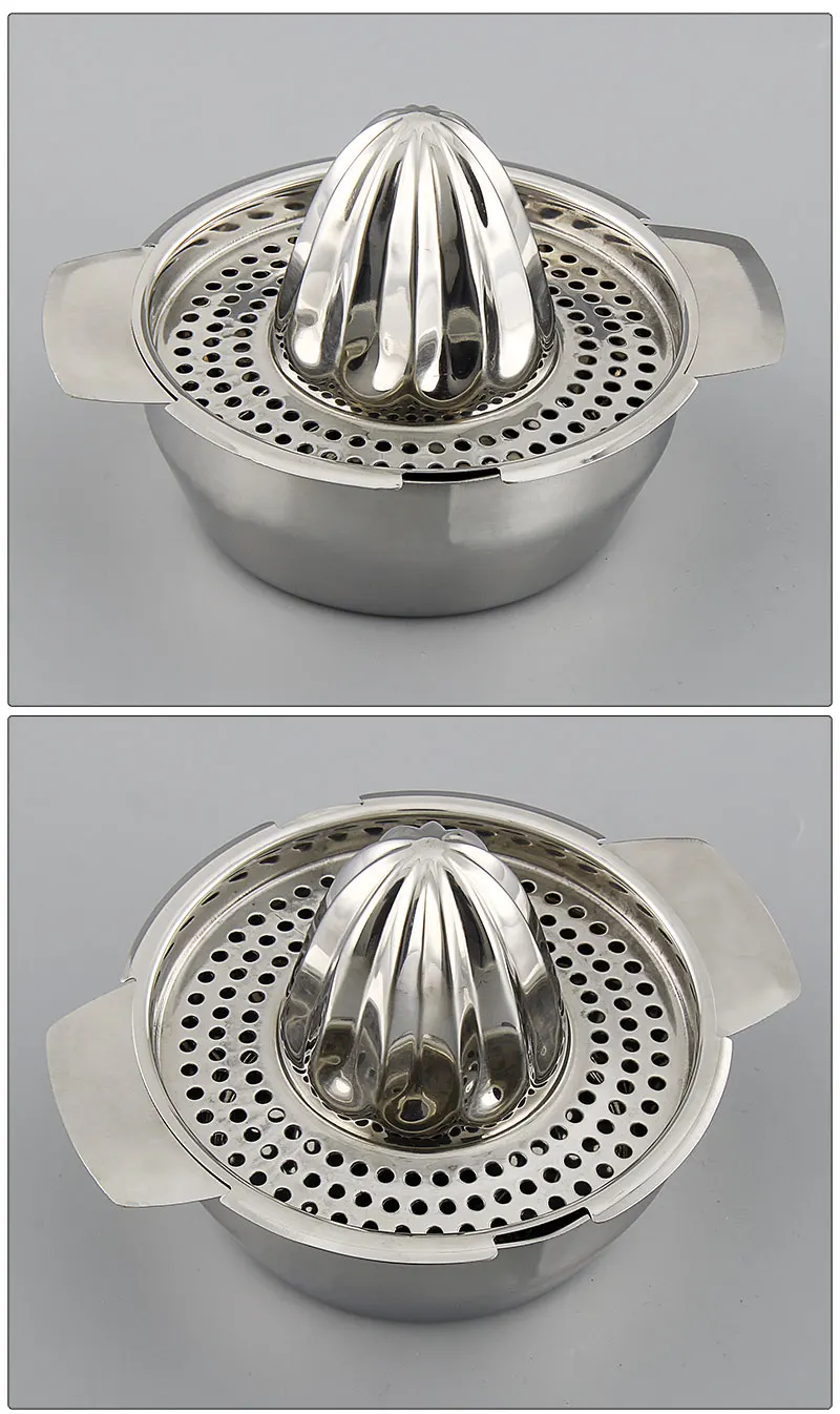 Stainless Steel Fruit Press Juicer Manual Hand Lemon Lime Orange ...