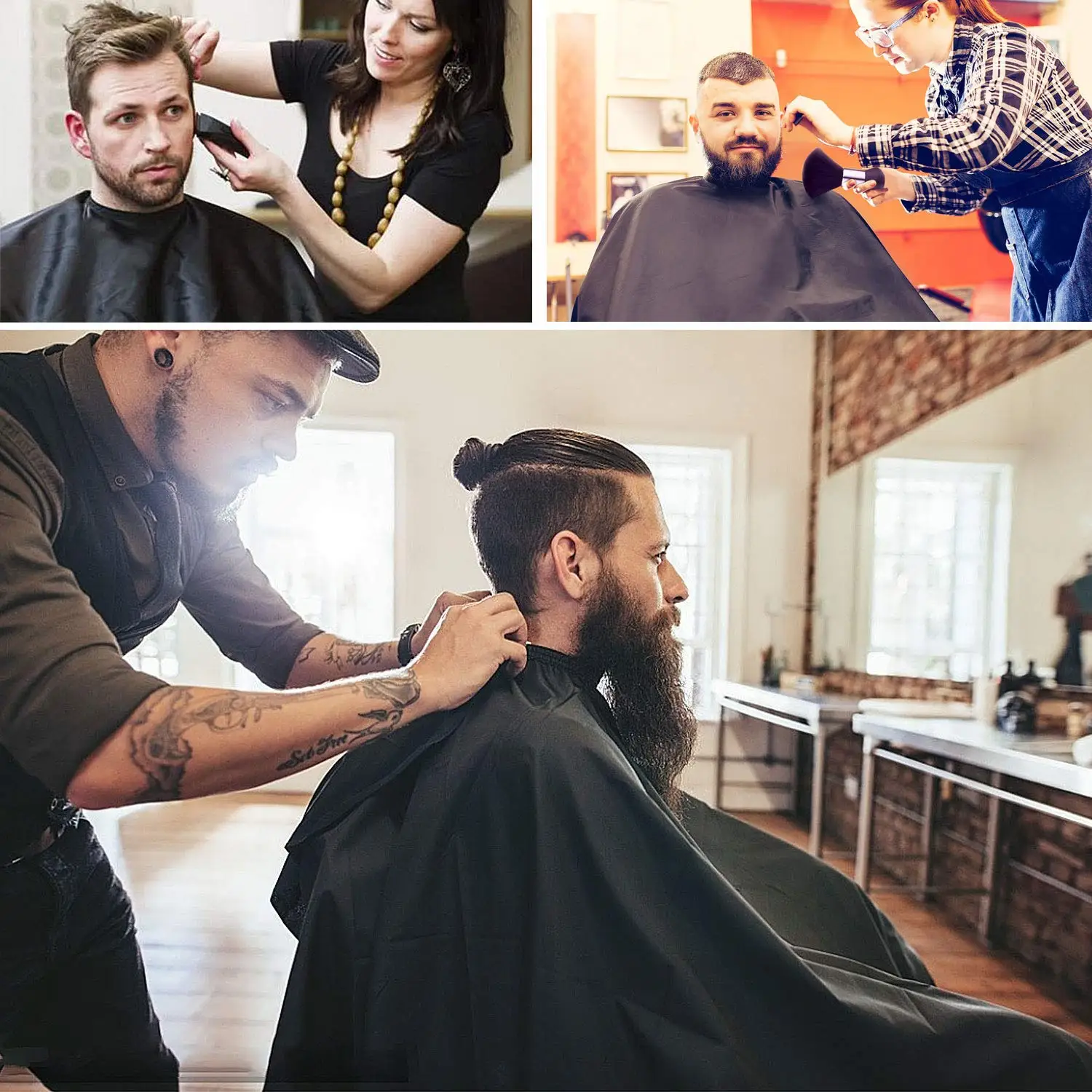 Maihary Gown Custom Hair Cutting Logo Salon Hairdressing Barber With ...