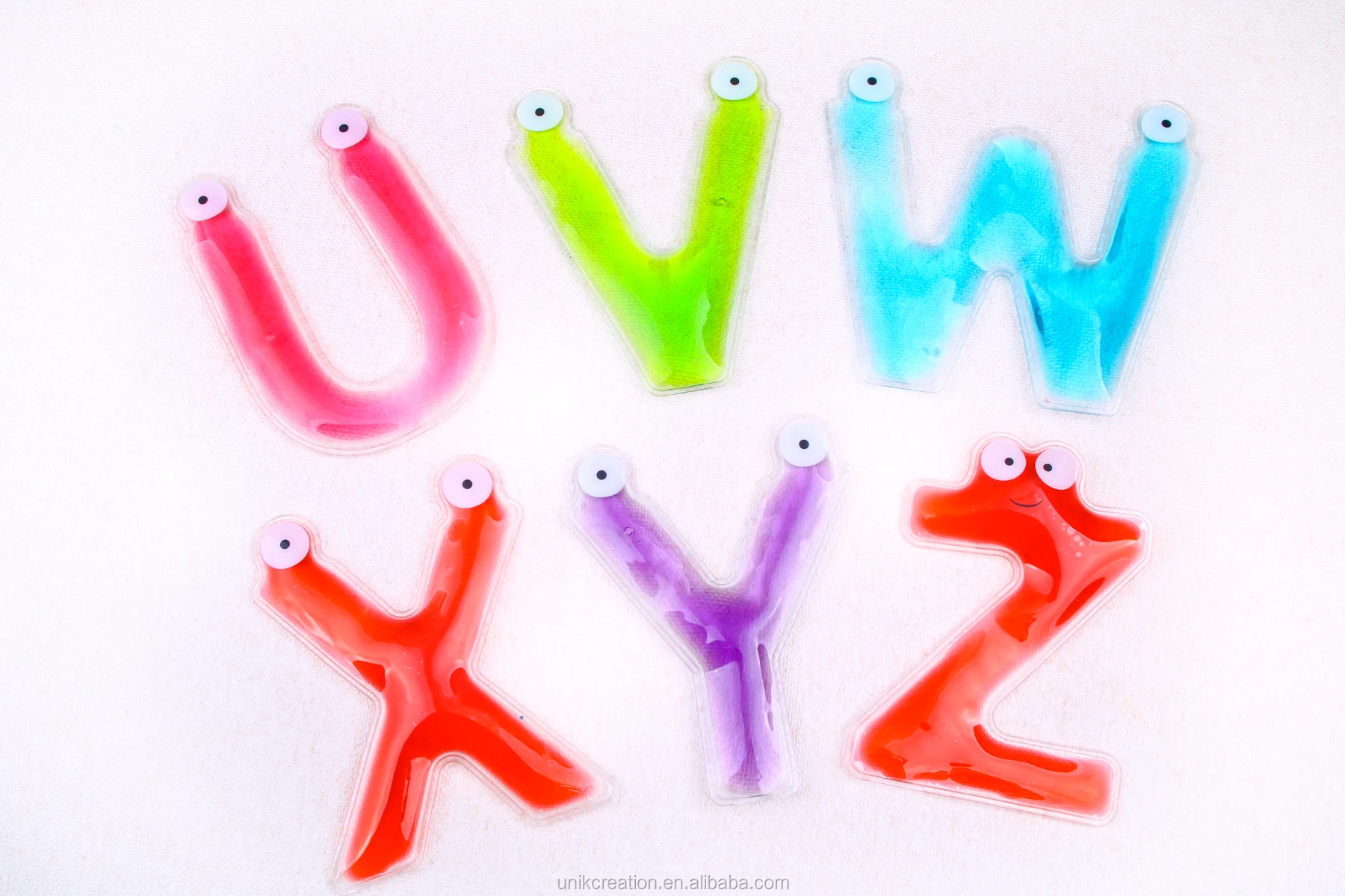 Montessori Gel Squishy Alphabet Letters Custom Kids Sensory Learning ...
