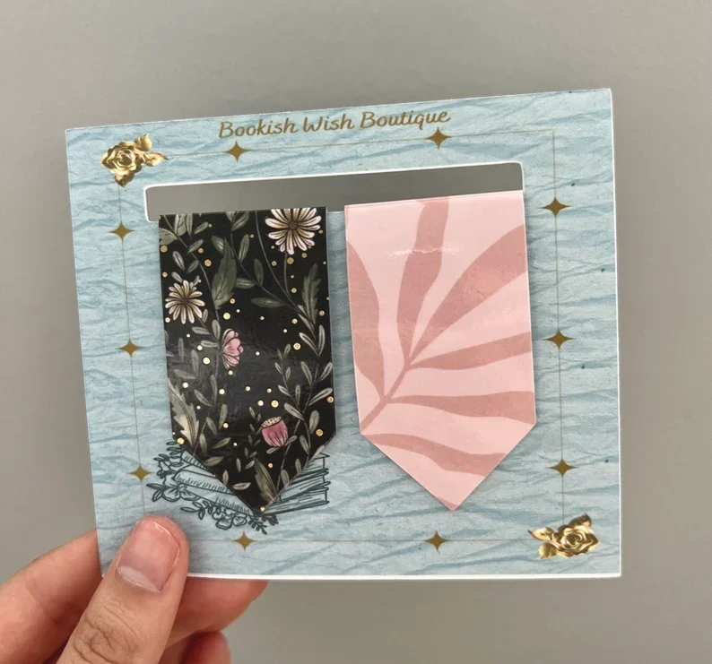 Customized Magnetic Bookmark Paper Clip - 4 Color Printing