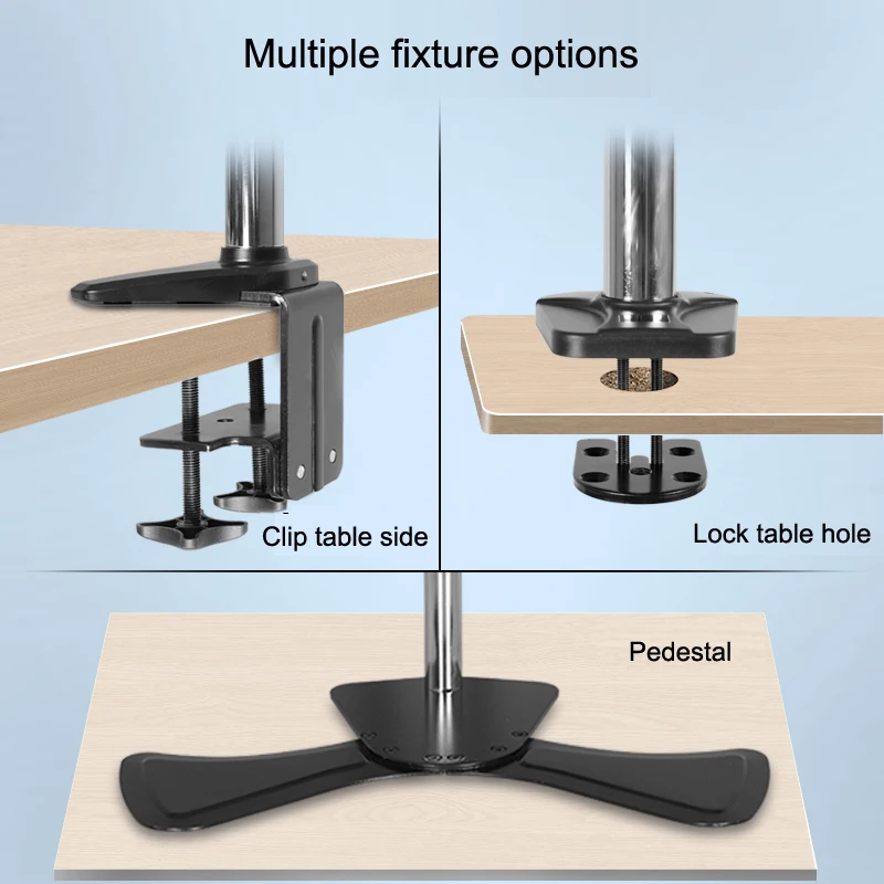 Laiwiit Monitor Stand Bracket 6 Arms Metal Alloy Sthand Visa Desktop ...