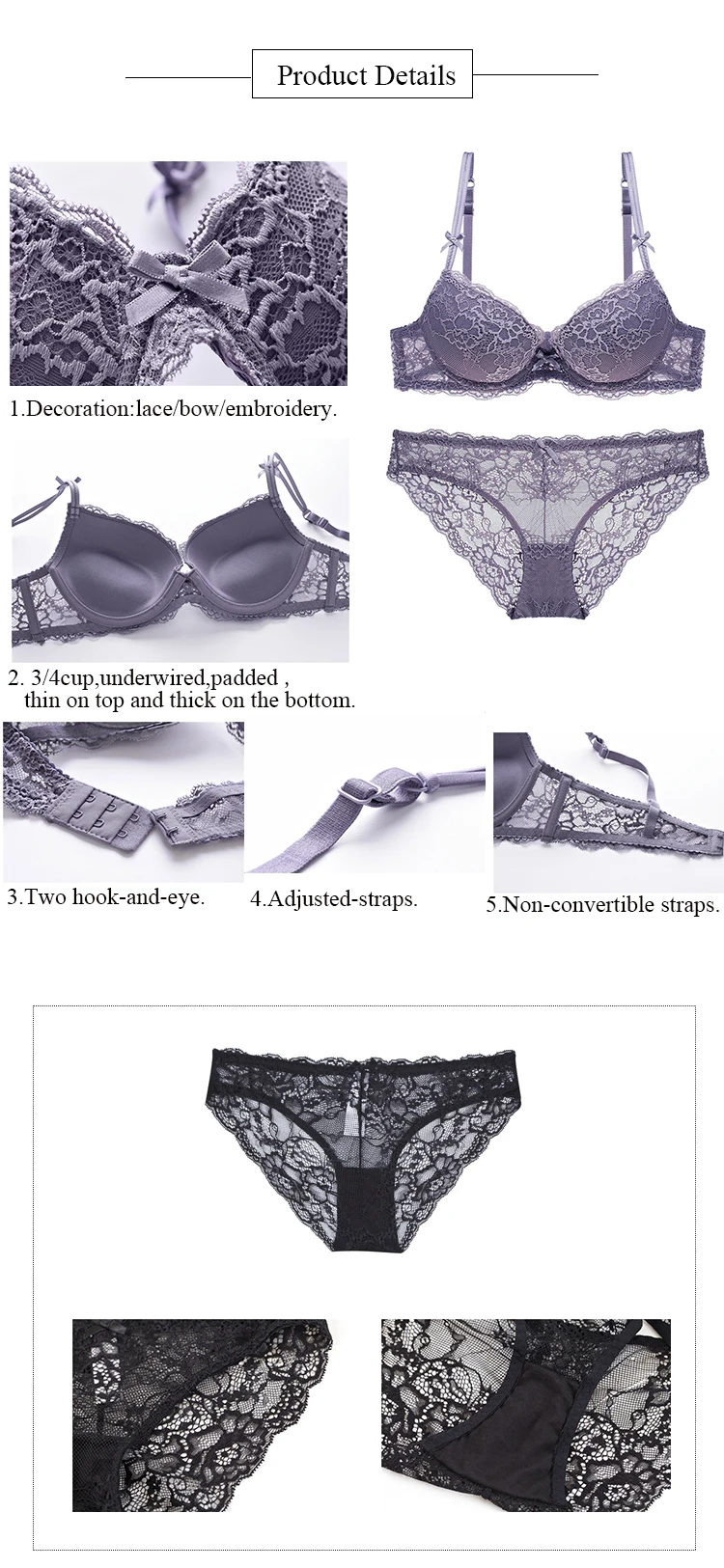 Multifunctional Bra Pantis Ladies in Bra Set - Sexy & Comfortable