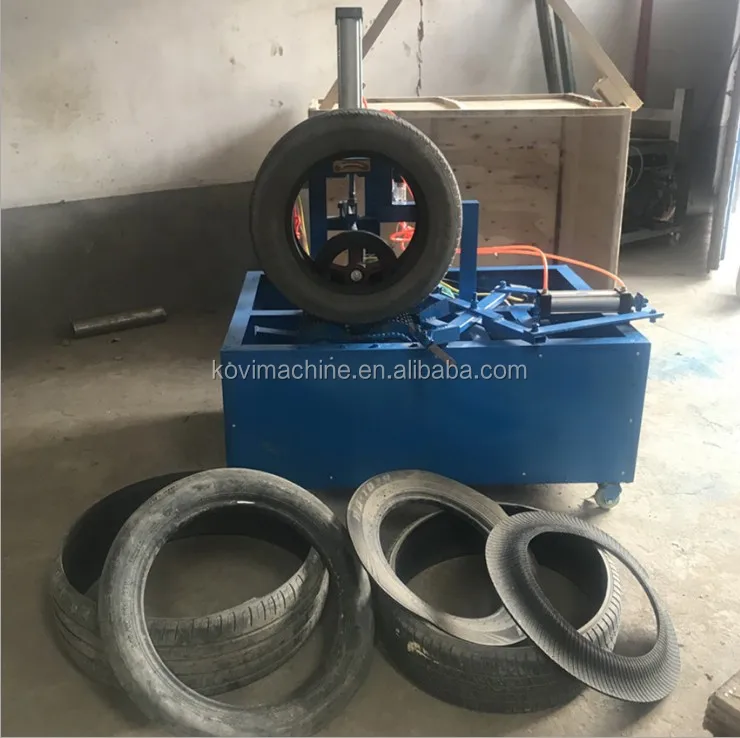 Big Tire Cutting Machine - Waste Tyre Recycling Power