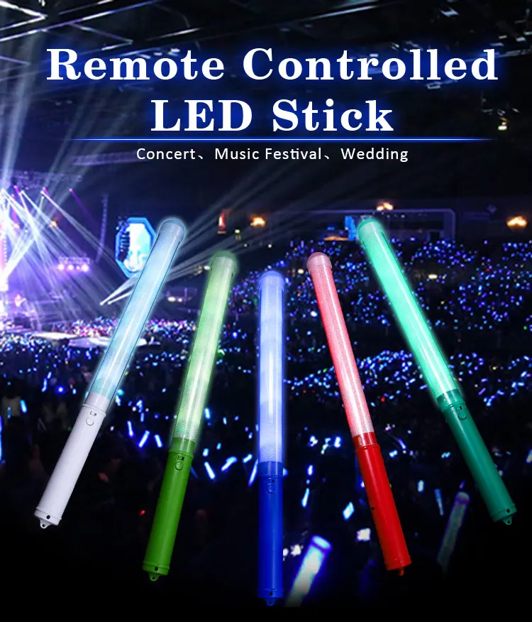 DMX512 Logo Customizable LED Sticks for Event Concerts
