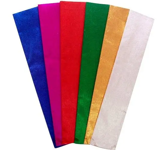 Wholesale Crepe Paper Roll Craft Wrapping Papel Crepe Solid Color ...