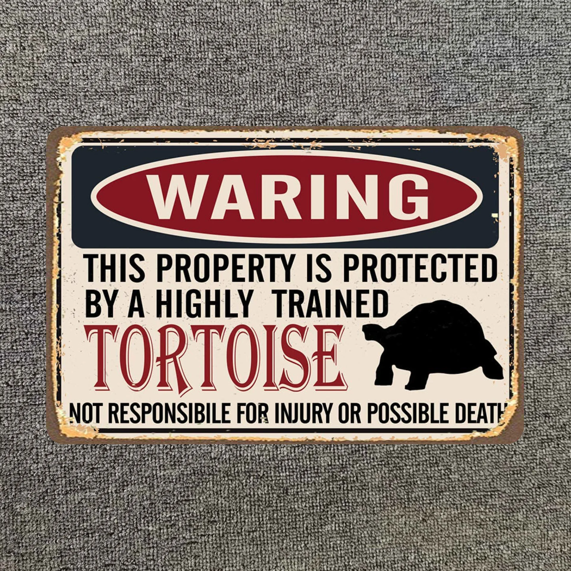 Custom Retro-Style Aluminum Signs Antique Painted Wear-Resistant ...