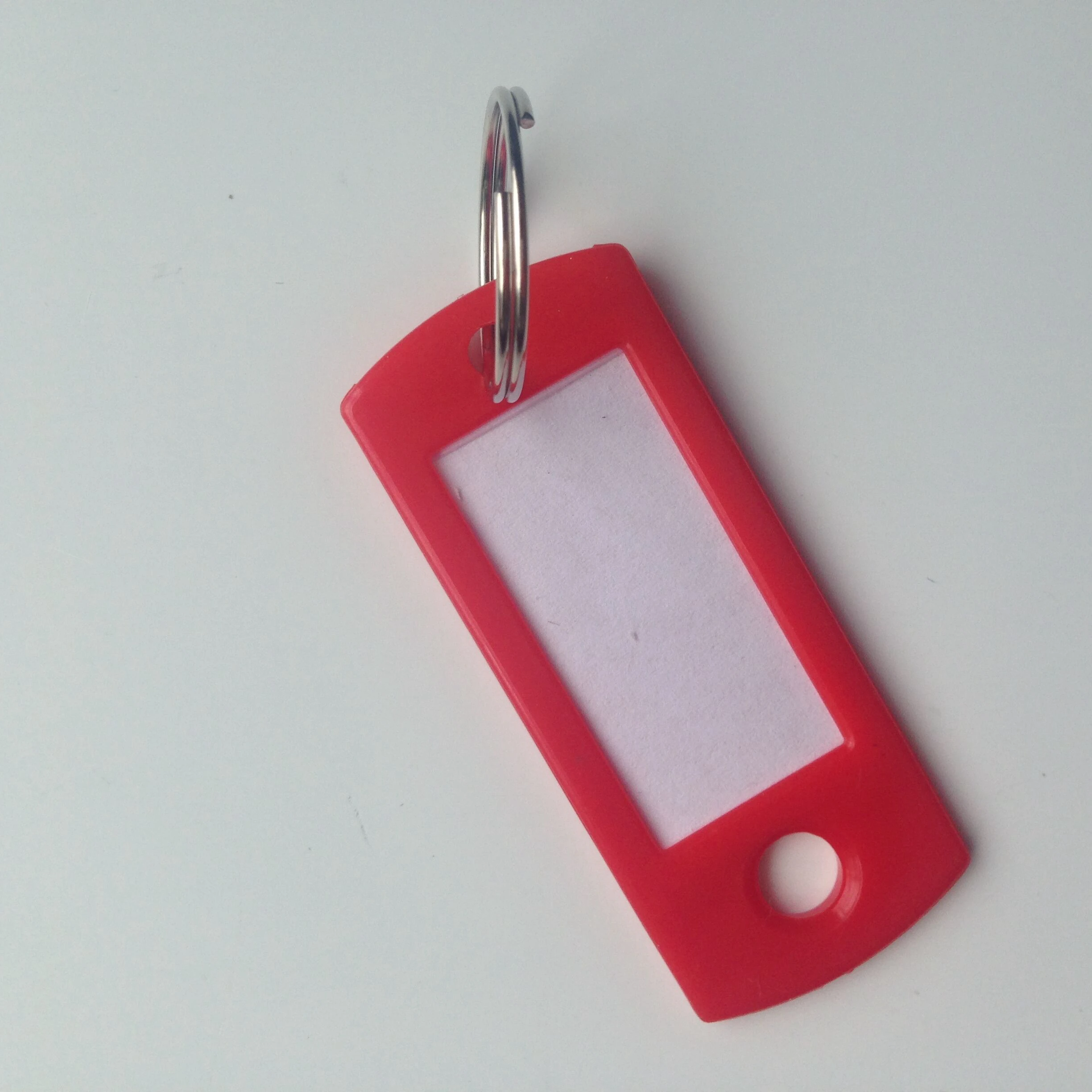 Assorted Color Plastic Coded Key Id Label Tags Split Ring Keyring ...