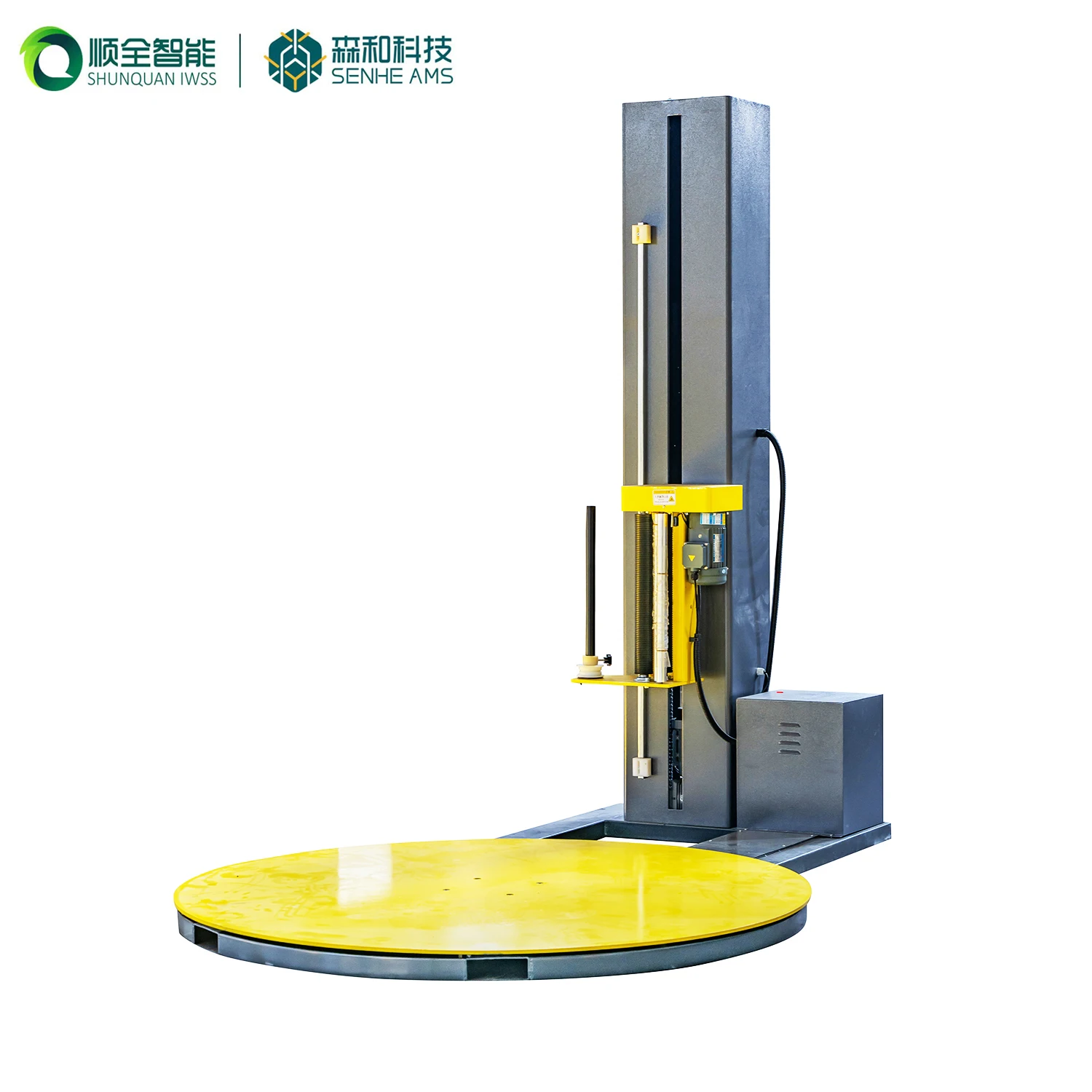 Semi-Automatic Electric Wrapping Machine Wood Packaging Motor Core Bar ...