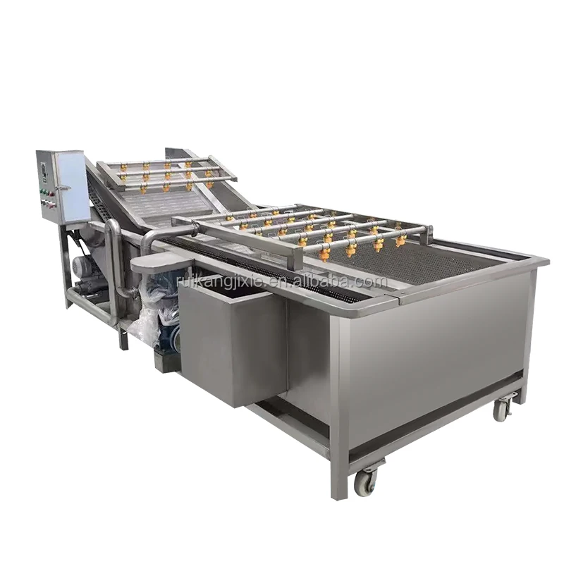 Scallop Bubble Cleaning Machine Fruit And Vegetable Seafood Cleaning ...