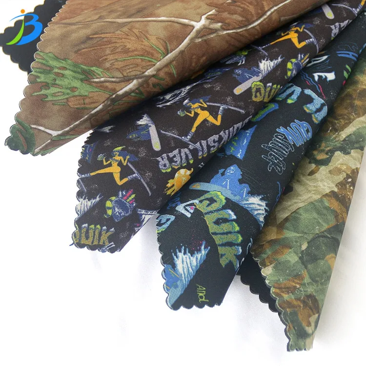 High Quality 2mm Camo Neoprene Fabric Custom Printed Patterns On ...