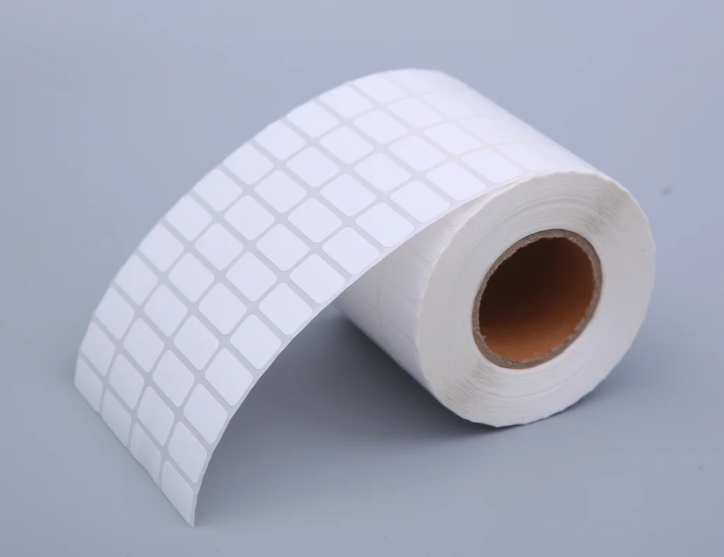 Semi Gloss Labels Customized Size For Mark Or Printing White Glassine ...