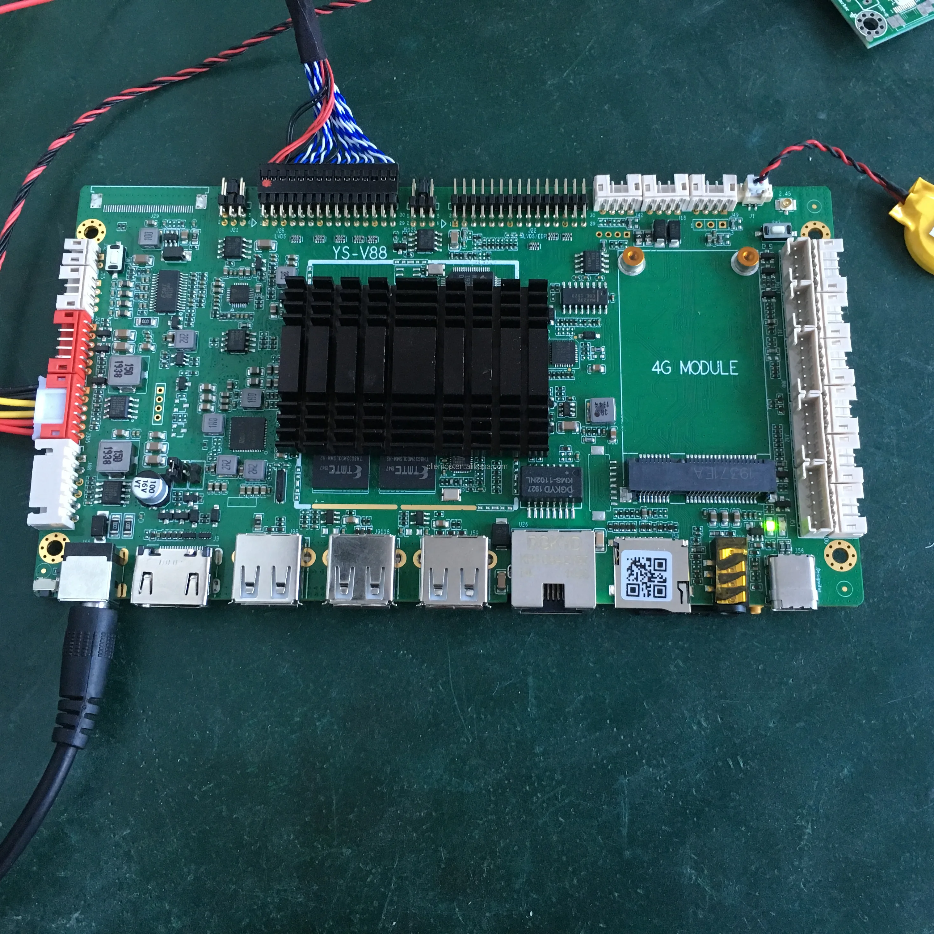 Rk3288 Mainboard Android7.1 Board - Dual LCD Sync Control