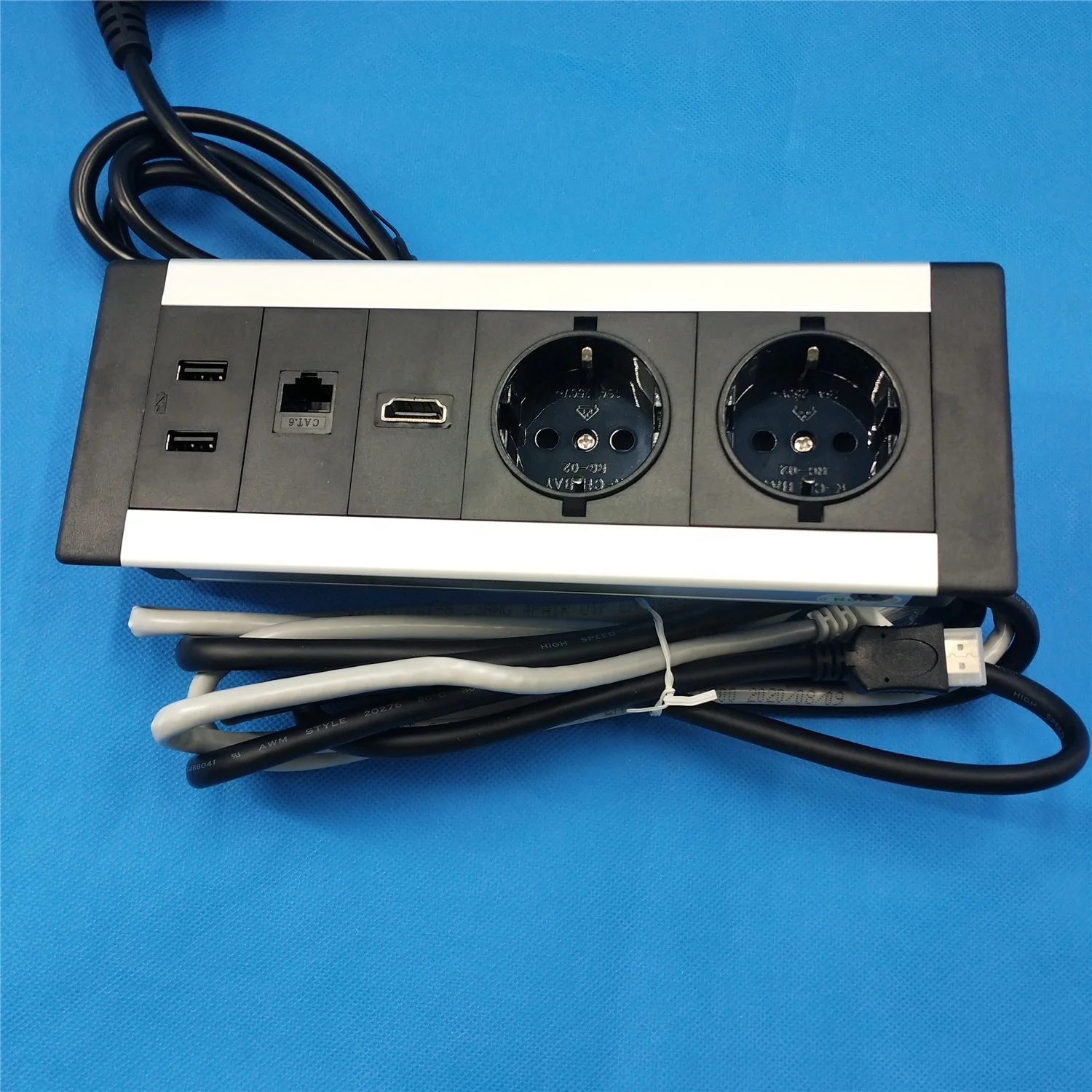 Office Desk Conference Table - Multi-Function Power Outlet