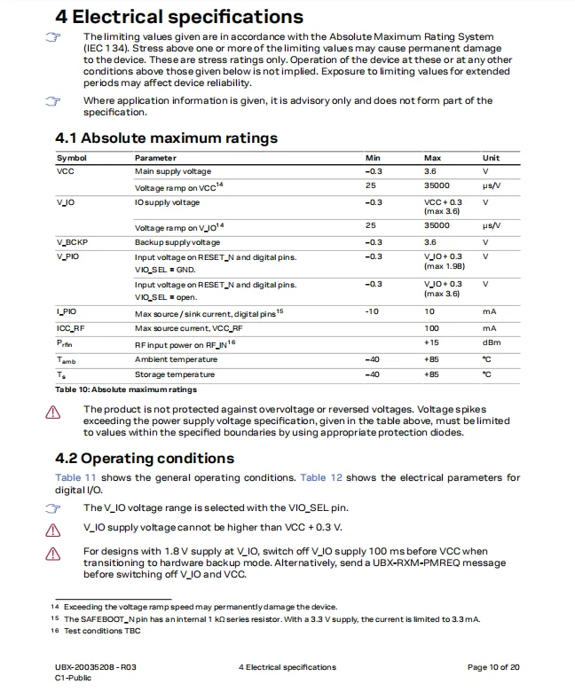 Ublox 10th Generation Max-M10S GPS Module Dual Quad-Mode Beidou/Glonass ...