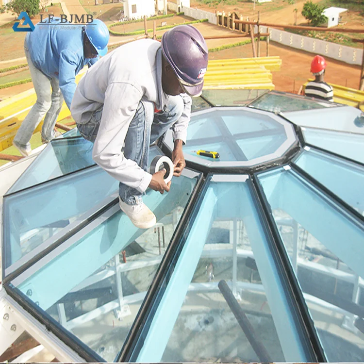Geodesic Glass Space Frame Daylight Dome for Mosque
