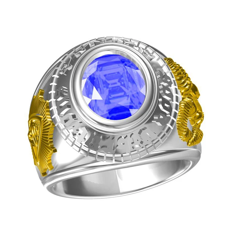 Signet Ring 18K Gold - Custom College Class Ring for Men