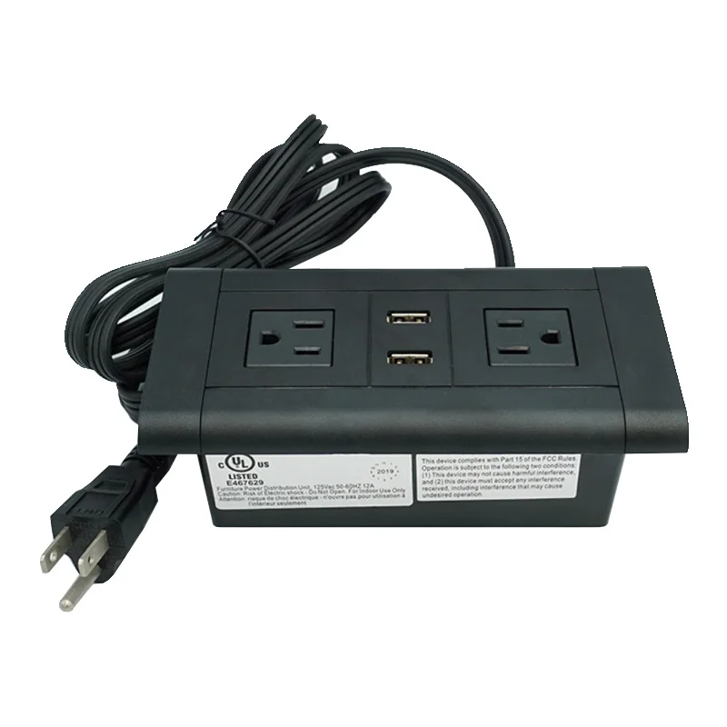 Standard Packing 1m Fast Charging 2 Way Ac American Extension Usb Power ...