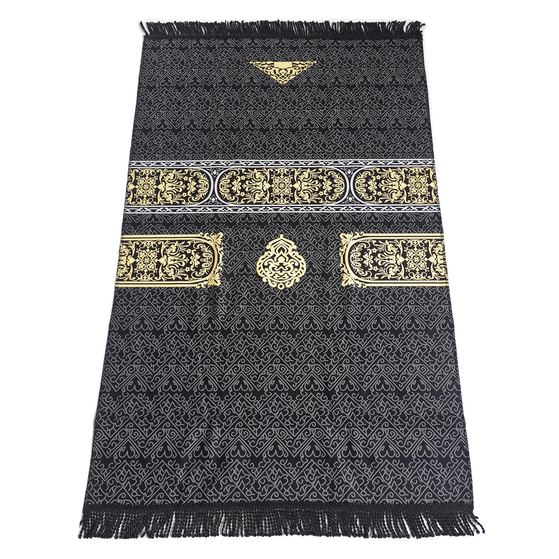 Luxury Islamic Prayer Gift Velvet Prayer Rug Sajjadah Janamaz 70 X ...