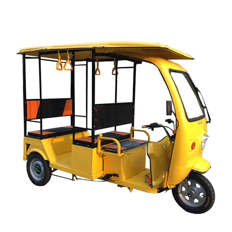 Electric Tuk Tuk 1000w 16 Inch Tires Solar Panel Battery Powered ...