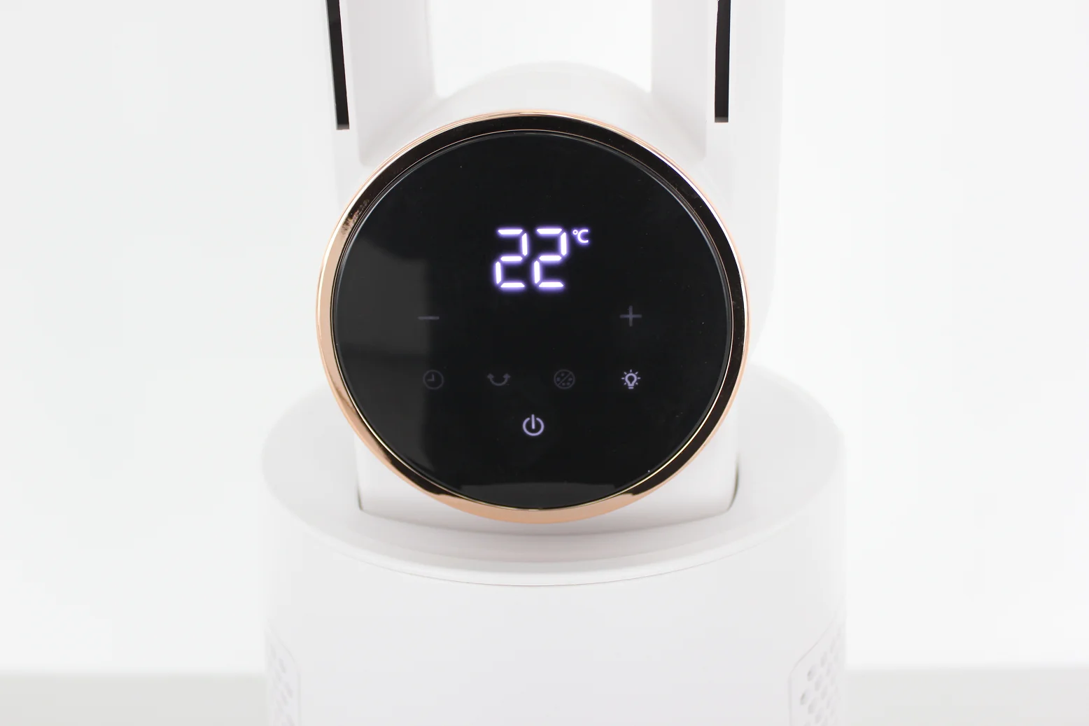 Dc Motor 12 Different Speed Wind Bladeless Fan Screen Touch Fan With ...