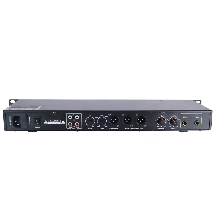 Professional Dj Crossover Audio Equalizer Sound Reverb Effect Processor ...