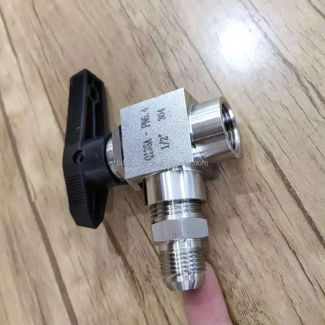 Stainless Steel 304 1500psi Angle Nai Lock Ball Valve - Buy Stainless ...