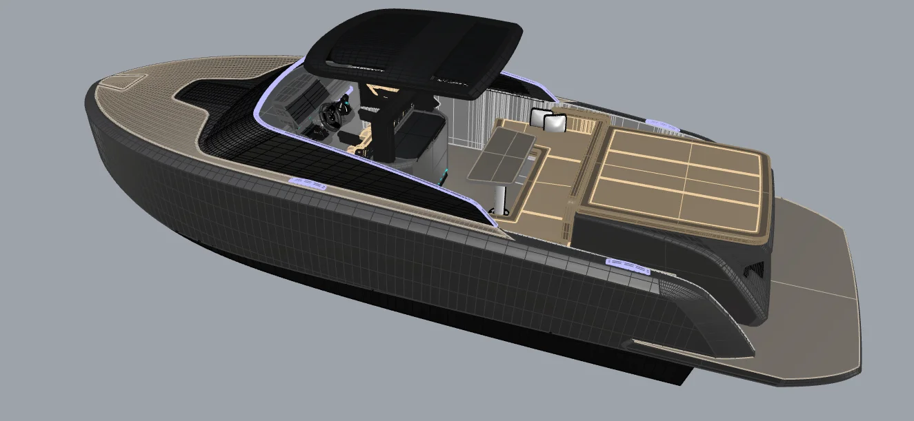 9.8m New High Quality Aluminum Luxury Sports Speedboat For Sale - Buy ...