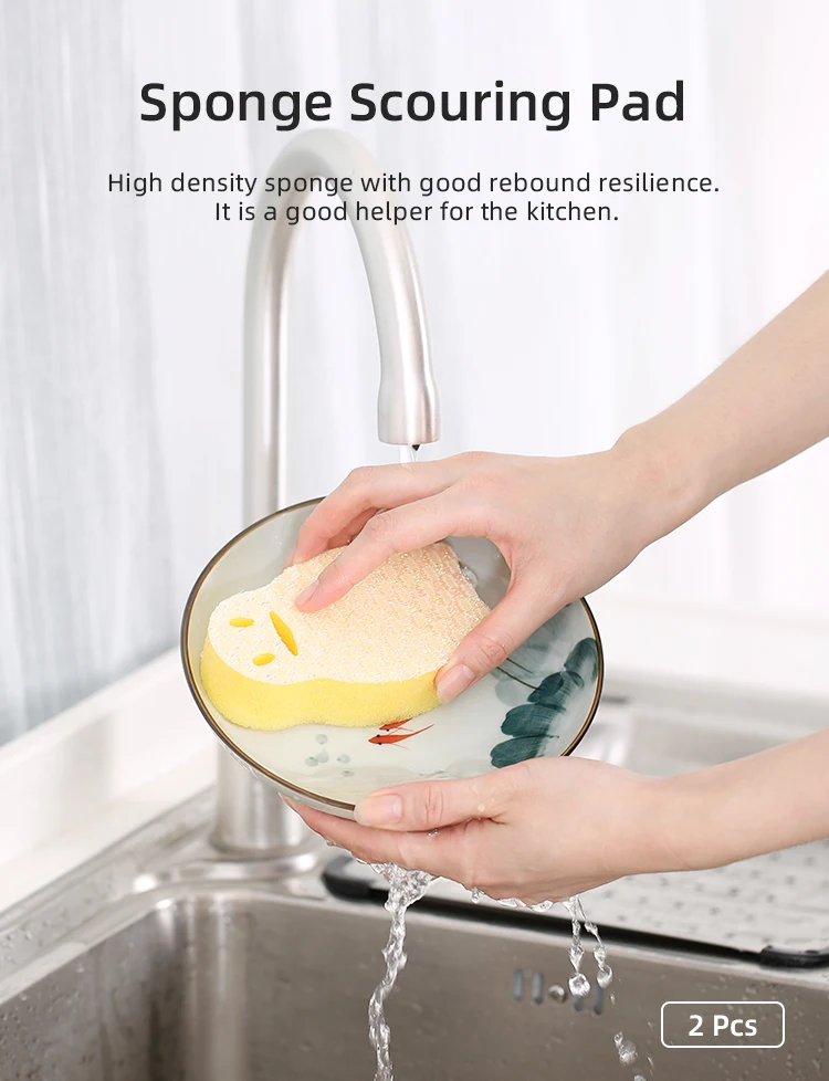 Eco Friendly Kitchen Cleaning Smile Sponge Animal Kitchen Daddy Sponge ...