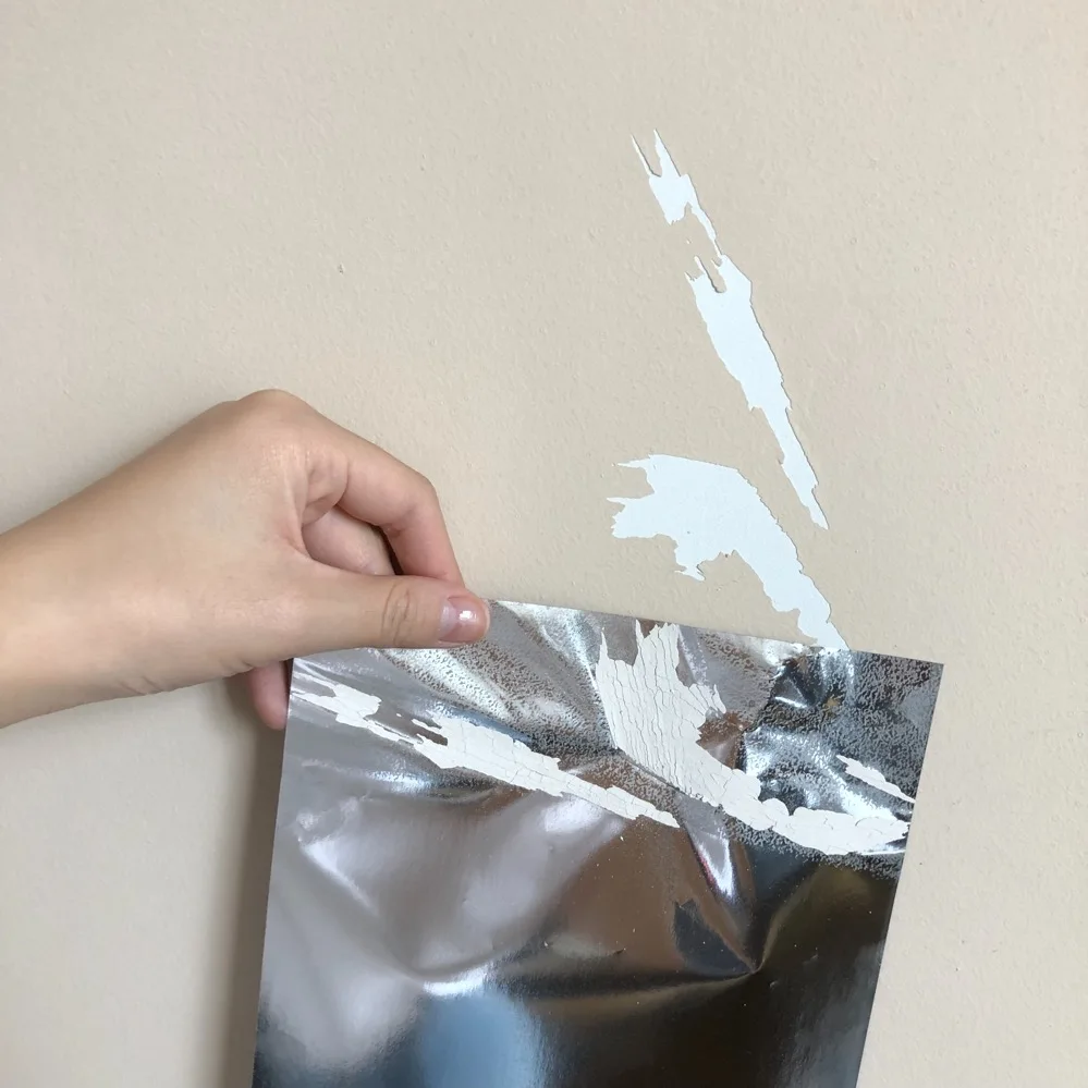 Wholesale Custom Self Adhesive Glossy Silver Foil PET Film Sticker ...