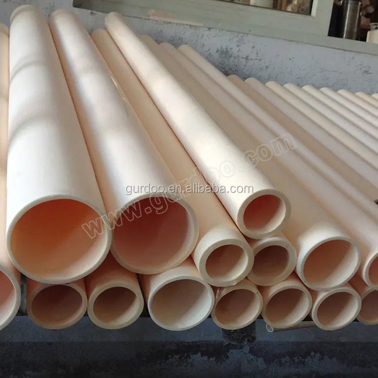 High Temperature Resistance Large Diameter Alumina Ceramic Pipe for ...