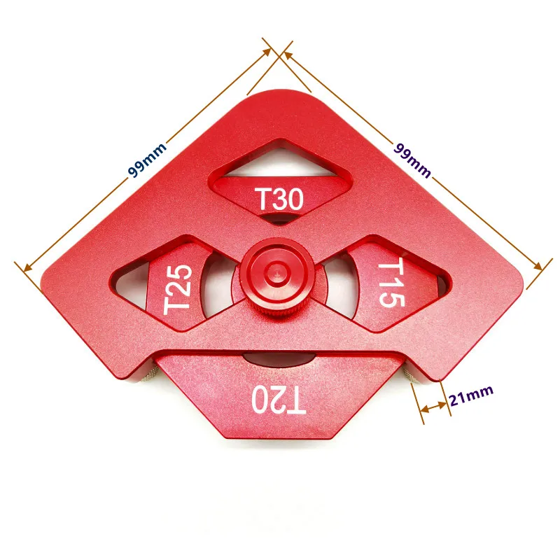 Aluminum Alloy Woodworking Tools Corner Gauge Router Table Wood Panel ...
