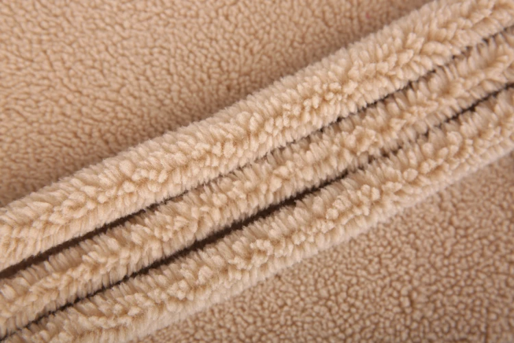 Warm Teddy 100% Polyester Fleece Fabric for Winter Garments