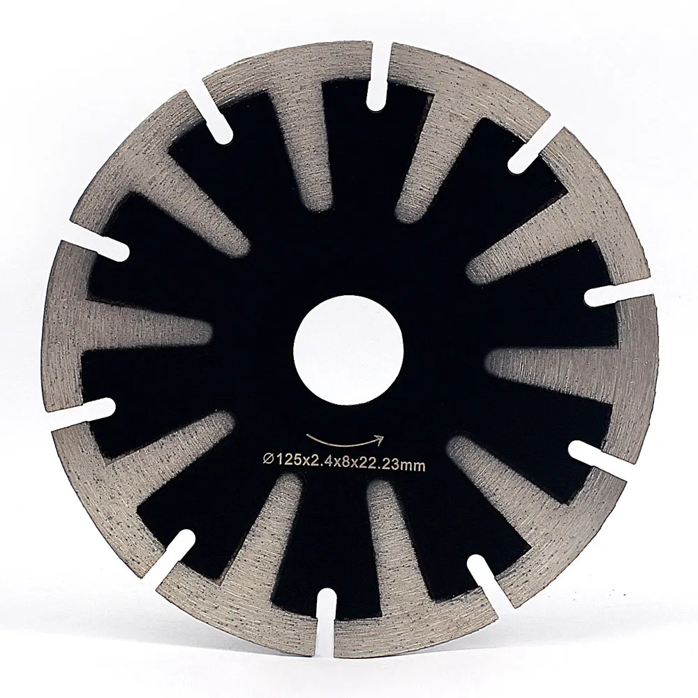 Z-lion Diamond T Segment Convex Concave Cutting Disc For Stone Marble ...