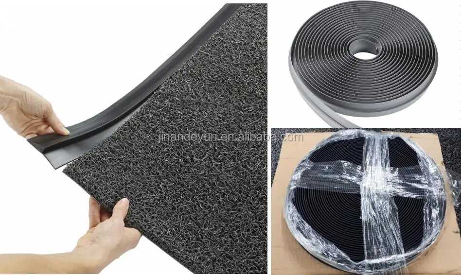 Beveled Nosing Border Carpet Smooth Edge for PVC Mat Border