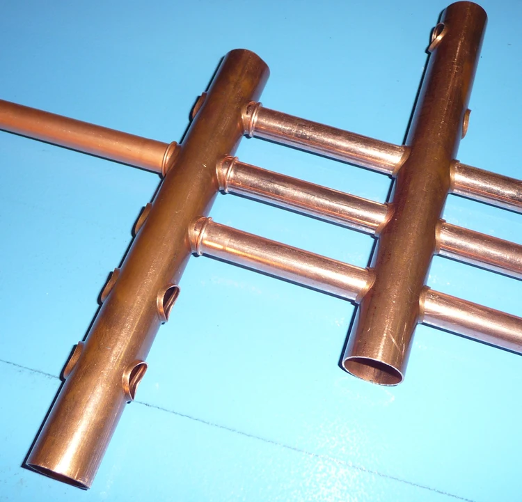 Copper Tube Collar Hole Punching Machine For Flange Hole Punch Used In ...