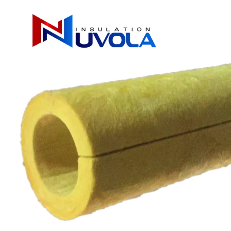 High Density Fiberglass Insulation Pipe With Fsk Or Asj Aluminum Foi ...