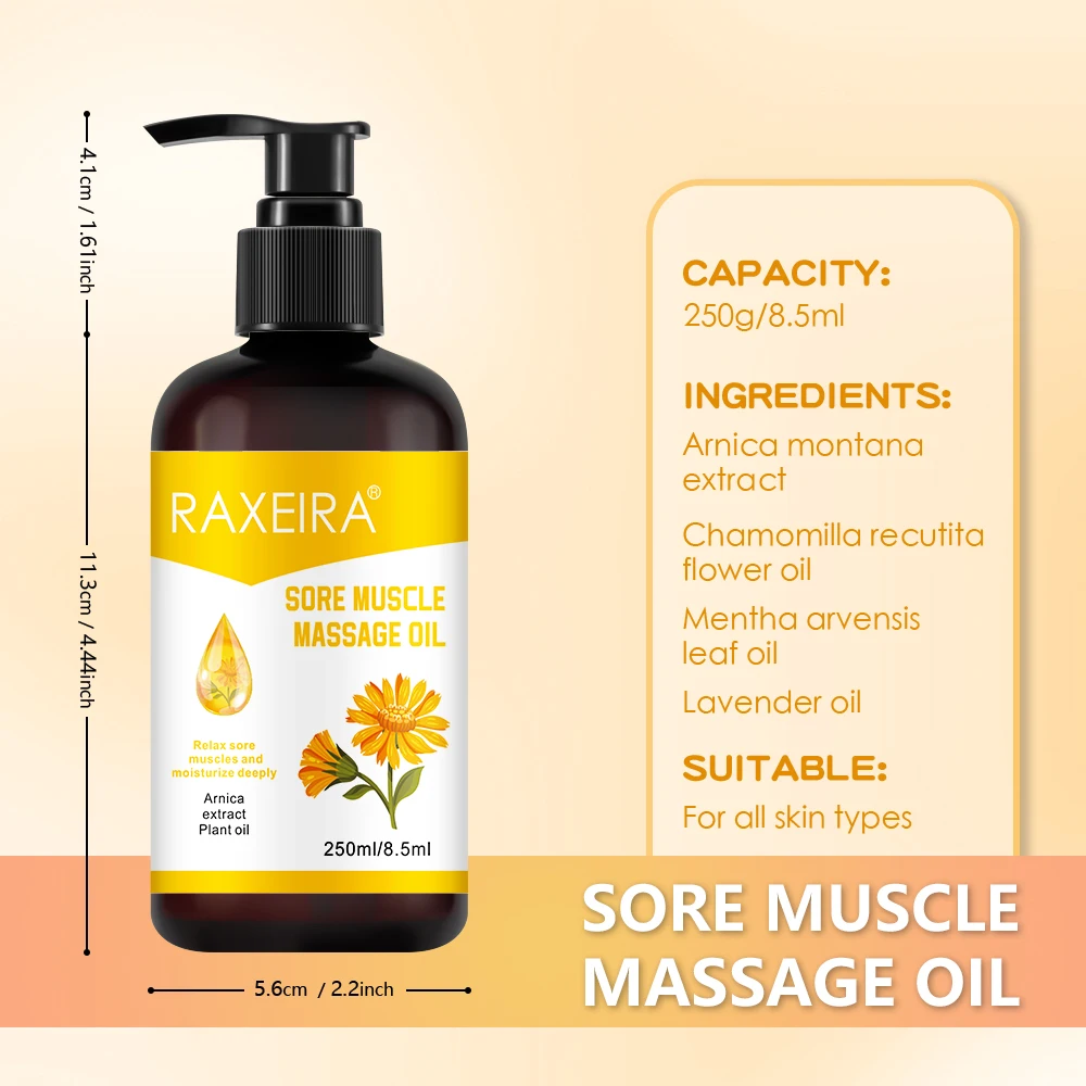 Arnica Sore Full Body Massage Oil For Women Aromatherapy Tired Muscles