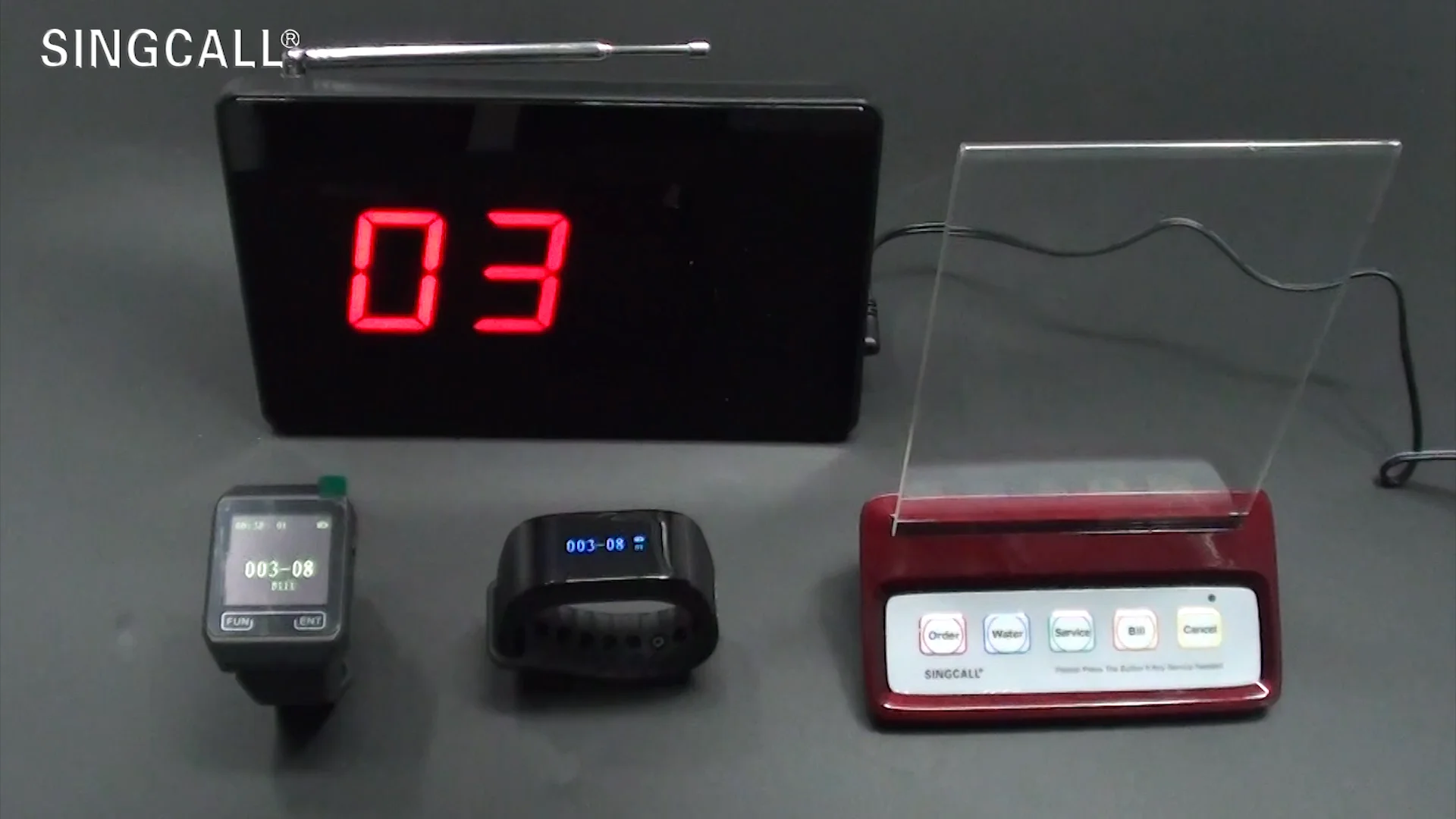 Singcall Waiter Calling Service Call Bell System Cafe Calling System ...