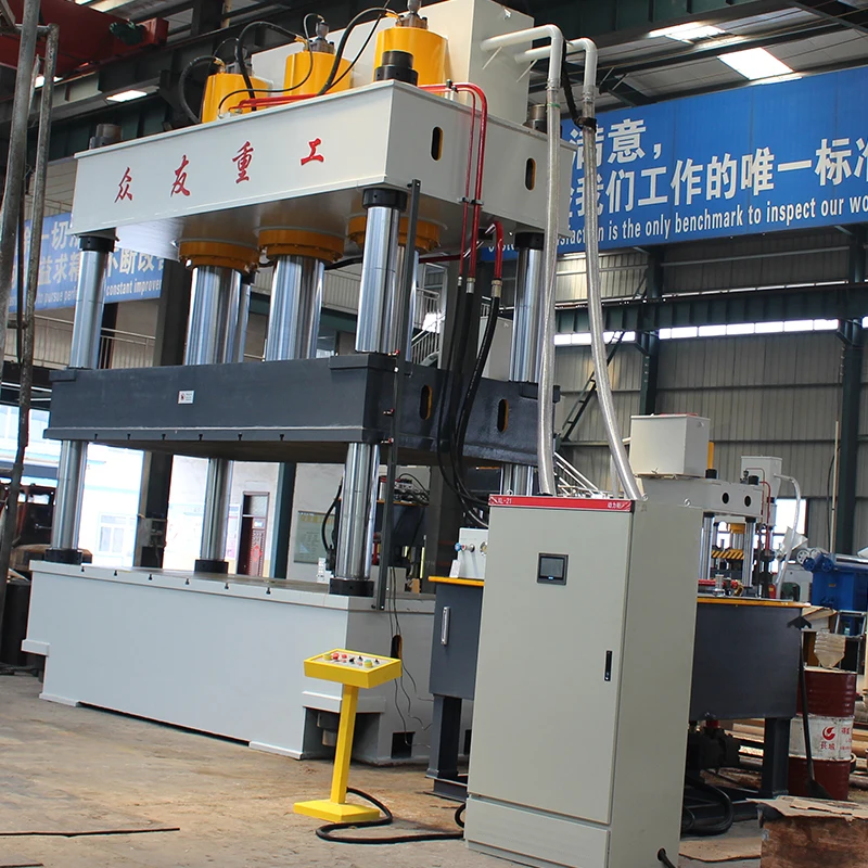 Four Columns 1200 Tons Composite Material Molding Hot Press Glass Fiber ...