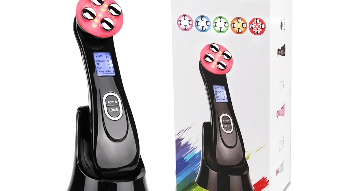 Rf/ems Massage/phototherapy Facial Home Use Beauty Equipment For Skin ...