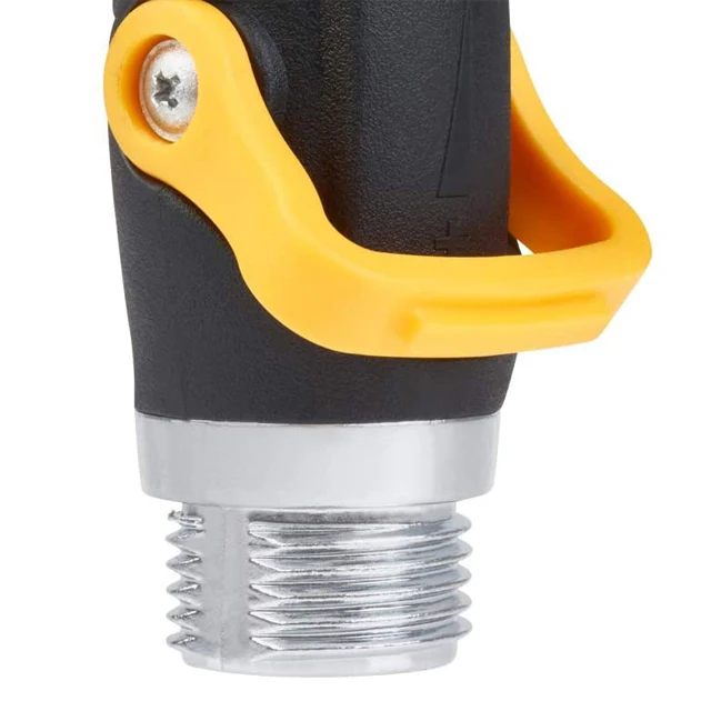 Garden Hose to Hose Connector Thumb Control Shut Off Valve Metal Garden ...