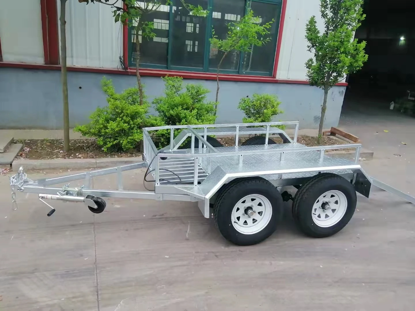 ZEBANG Small Atv Tow Behind Trailer - Telescopic & Durable
