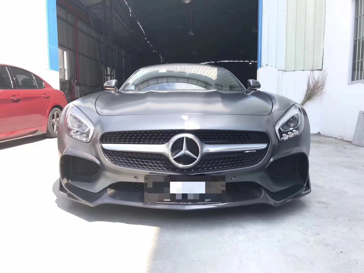 Renntech Design Carbon Fiber Rear Diffuser for AMG GT