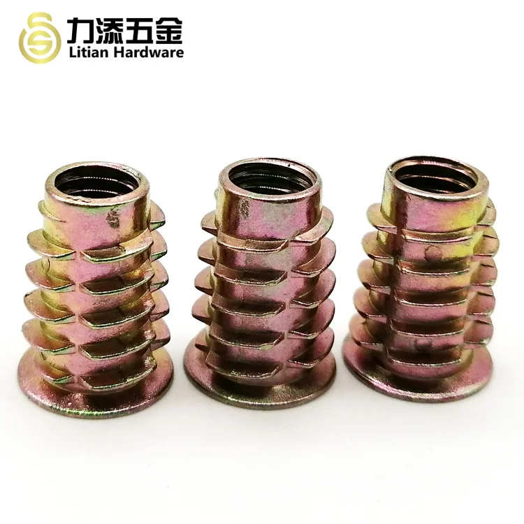 M4 M6 M8 M10 Zinc Alloy Hex Drive Furniture Connecting Nuts Wood ...