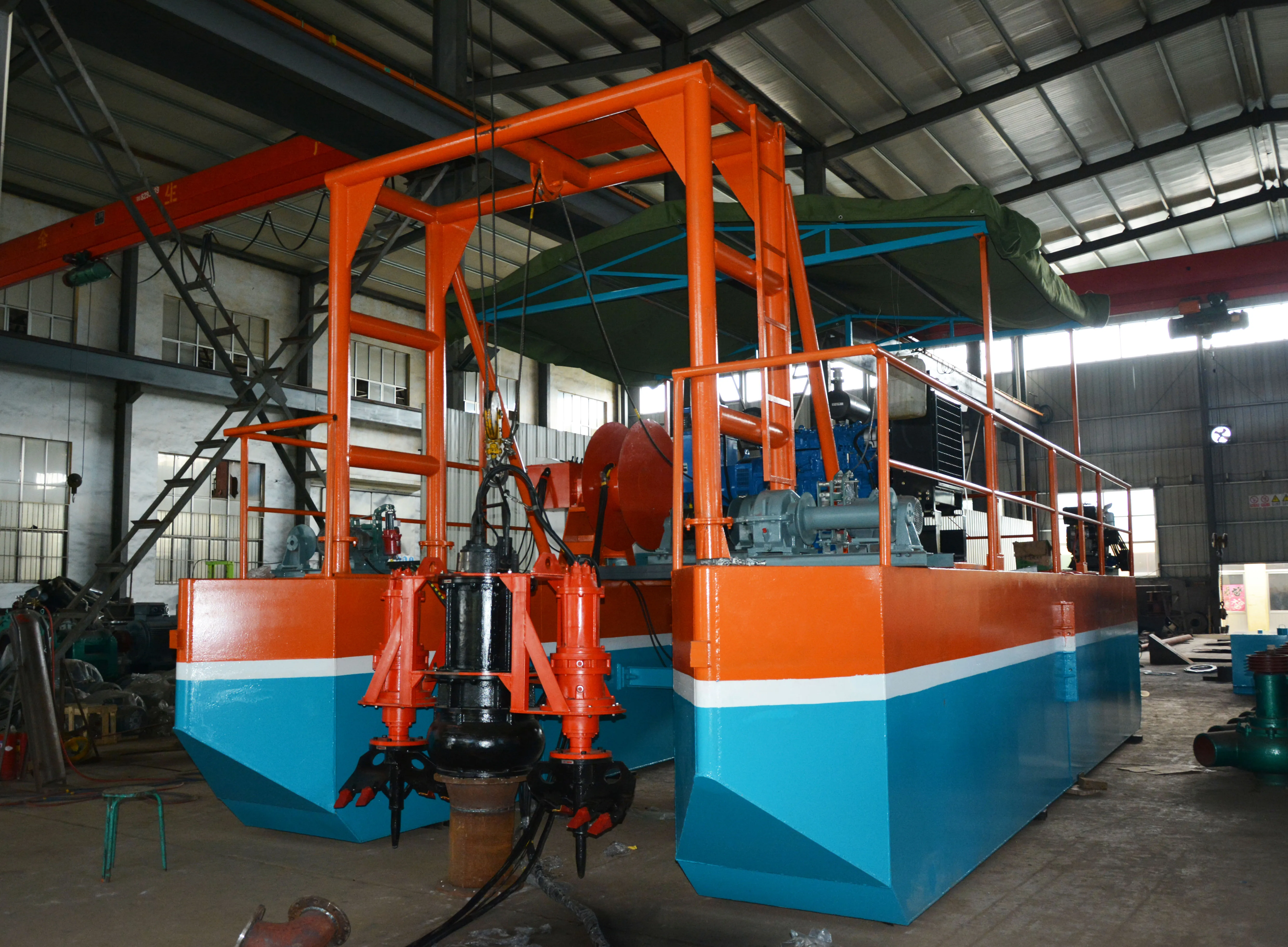 Marine Sand Dredgers Submersible Gold Dredger Pump with Pontoon ...