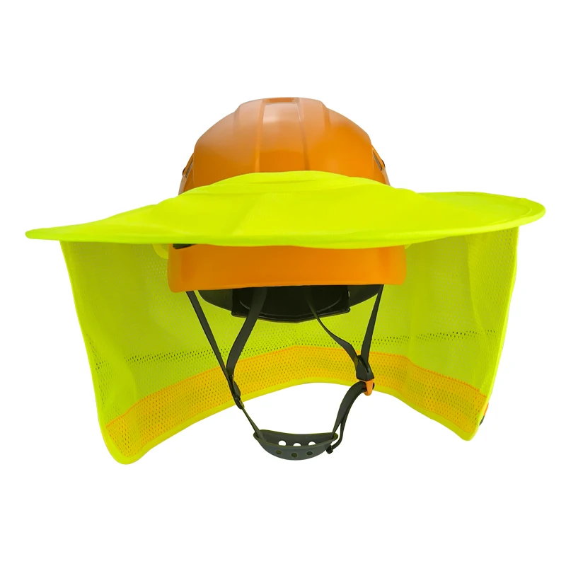 Ant5ppe Summer Hard Hats Neck Shield Safety Helmet With Reflective Neck ...