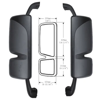 For Mercedes-benz Actros Mp3 Oem 9438110307 Lh Truck Side Mirror - Buy ...