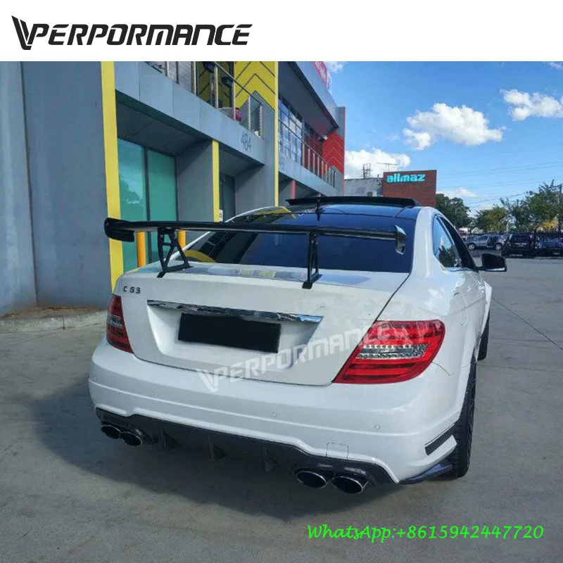 W204 C63 Spoiler Traseiro W204 C63 Spoilers Turnk Para W204 C63 Sedan E ...