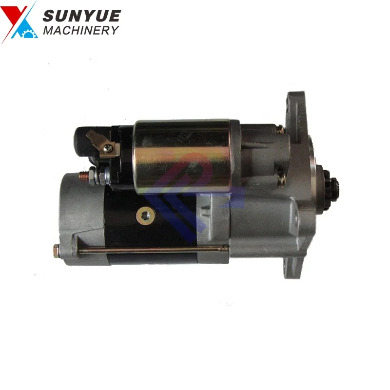 24V 9T 4D31 Starter Motor Fit E40B E70B E110 8S9096 M2T64271 M2T64272 ...