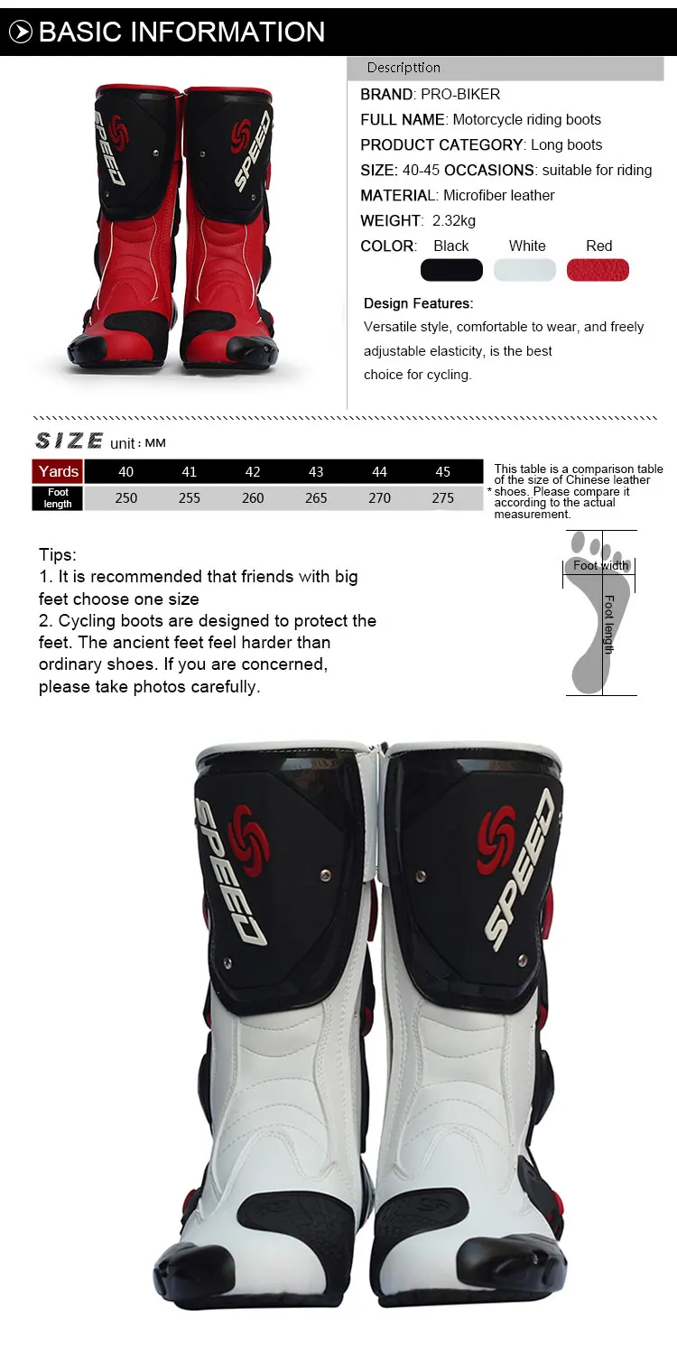 Motor Bike Racing Shoes Waterproof Motorcycle Riding Boots Sport Shoes ...